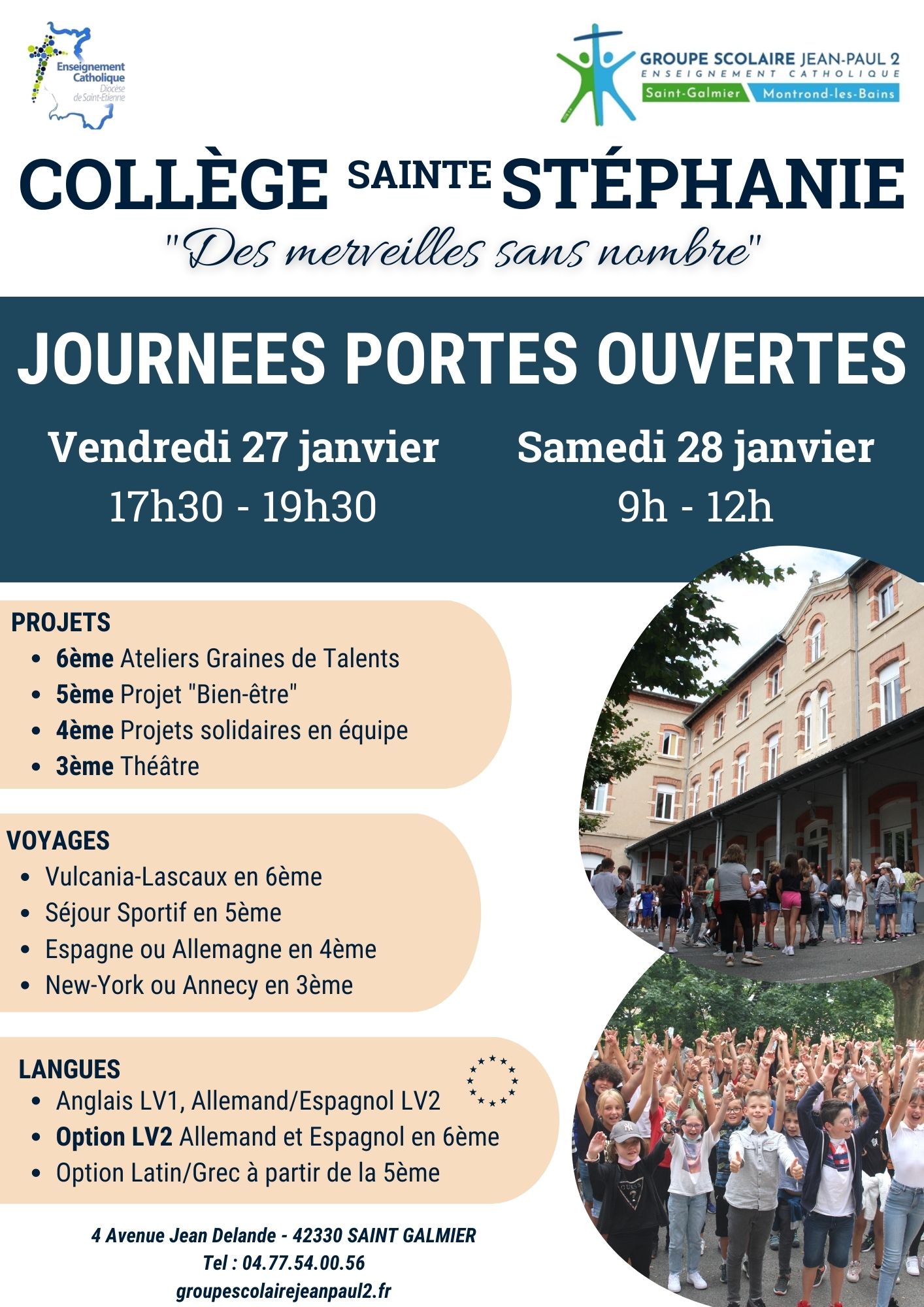 Collège Sainte Stéphanie - Groupe Scolaire Jean-Paul 2