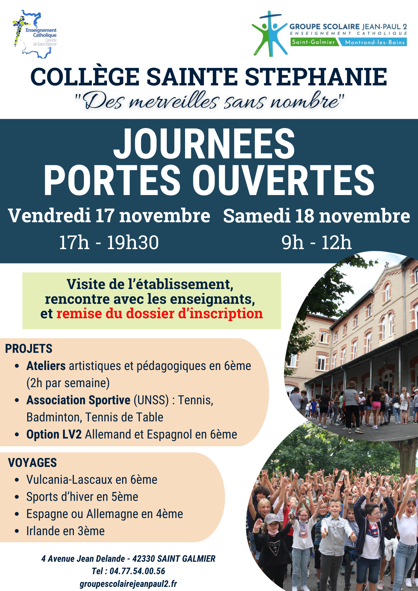 Collège Sainte Stéphanie - Groupe Scolaire Jean-Paul 2